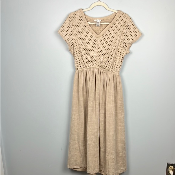 Vasana | Dresses | Vasna Large 0 Cotton Eyelet Summer Midi Dress | Poshmark